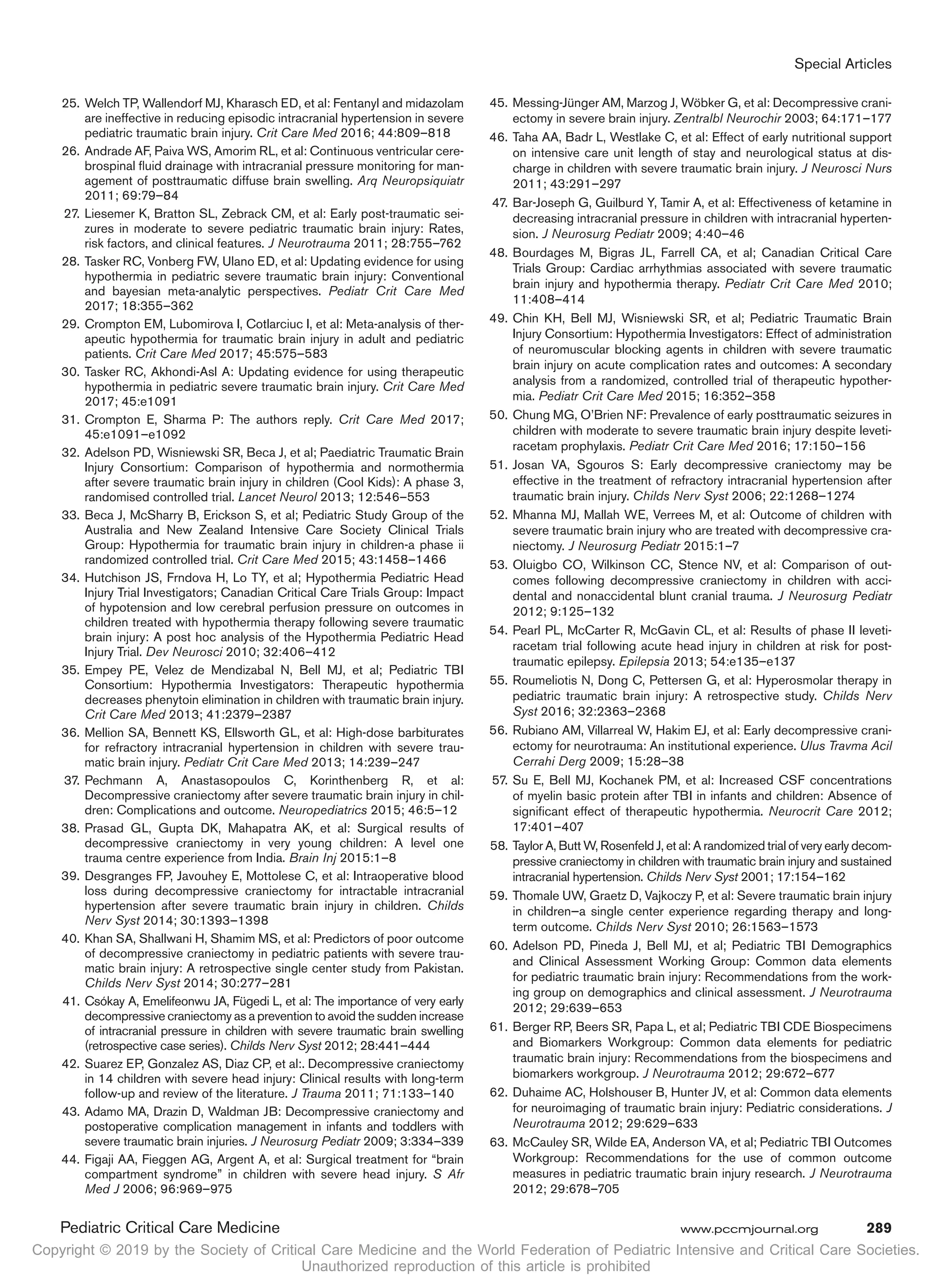 Tbi child. btf guideline | PDF