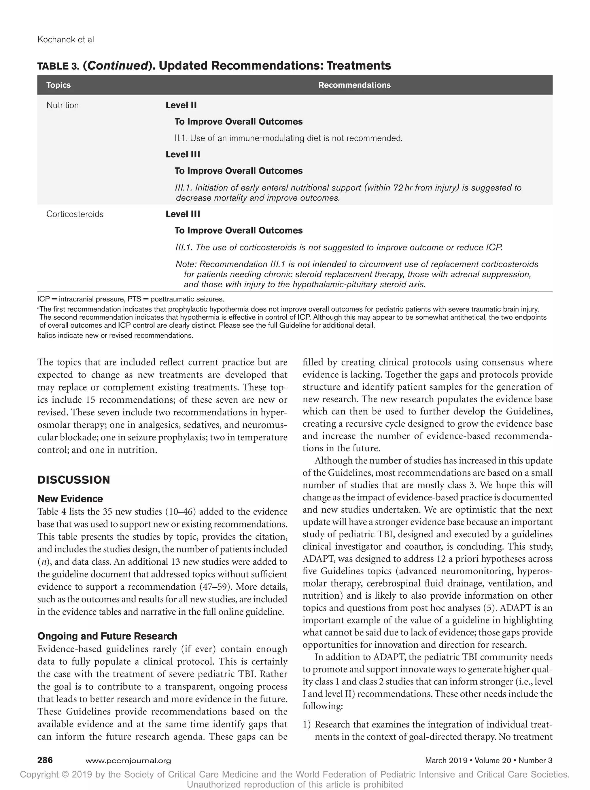 Tbi child. btf guideline | PDF