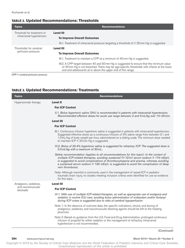 Tbi child. btf guideline | PDF