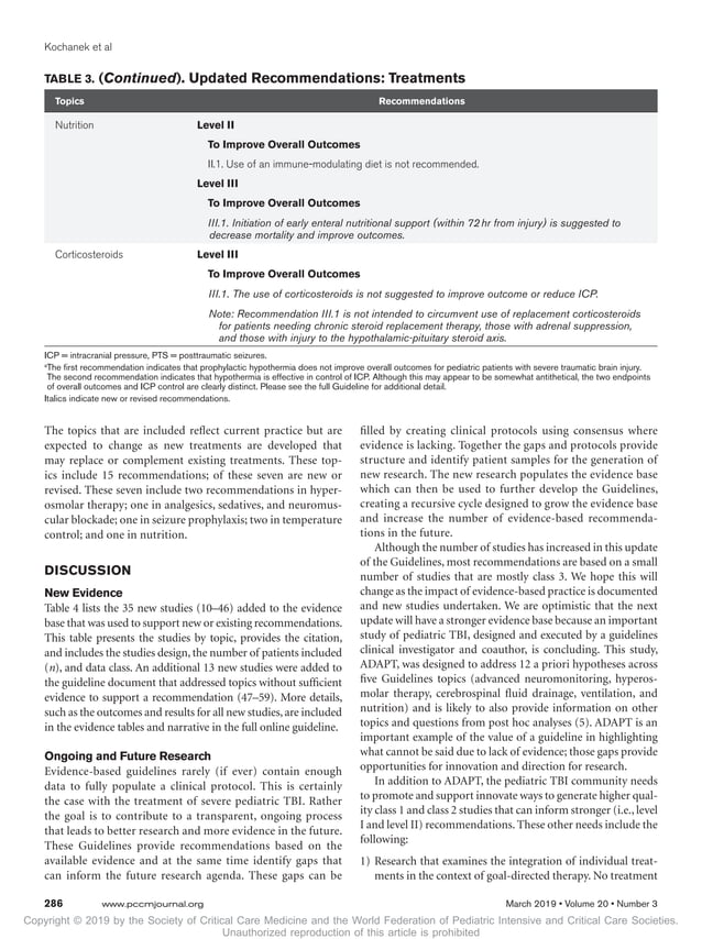Tbi child. btf guideline | PDF