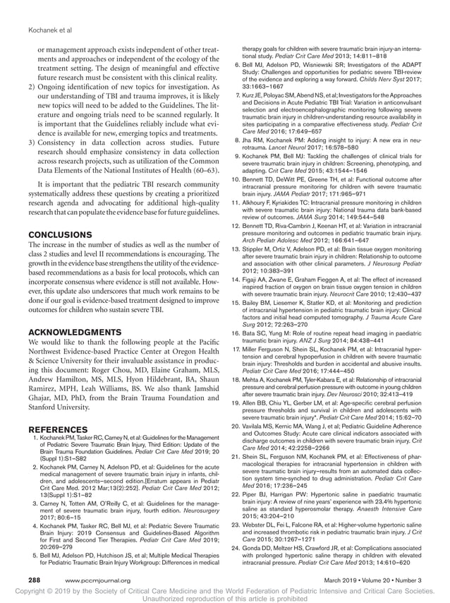 Tbi child. btf guideline | PDF