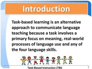 Task-Based Instruction (TBI) | PPTX