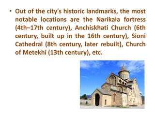 Tbilisi | PPTX | Weather | Science