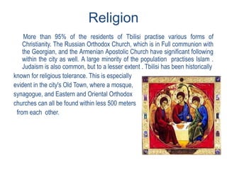 Tbilisi | PPTX | Weather | Science