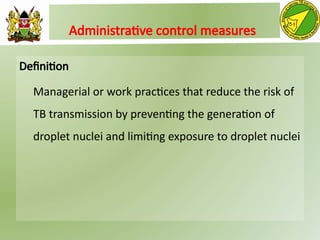 TB INFECTION PREVENTION AND CONTROL HCW.ppt