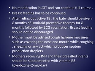 TB in Special situations and management | PPTX
