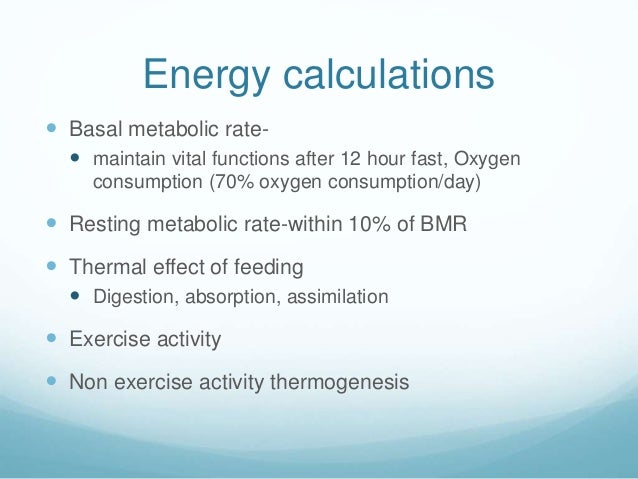 Non Exercise Activity Thermogenesis Calculators - padbad