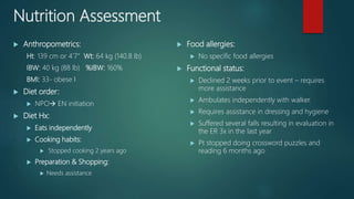 TBI Nutrition case study | PPTX