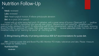 TBI Nutrition case study | PPTX