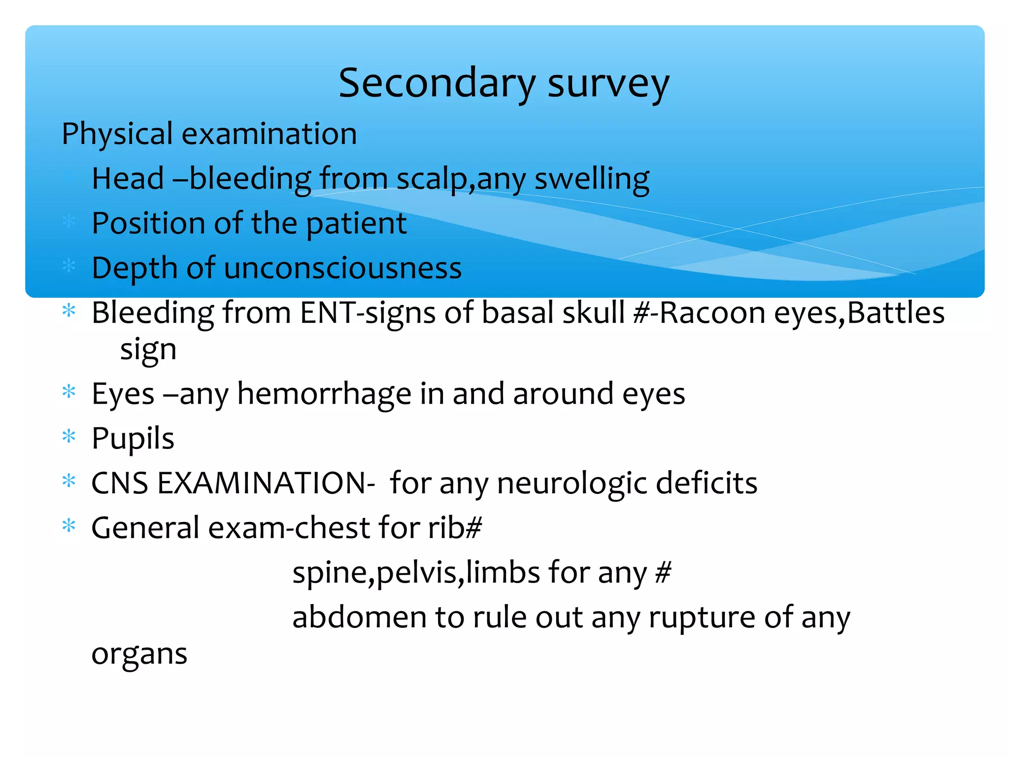 Traumatic Brain Injury: Approach | PPT | First Aid | Injuries