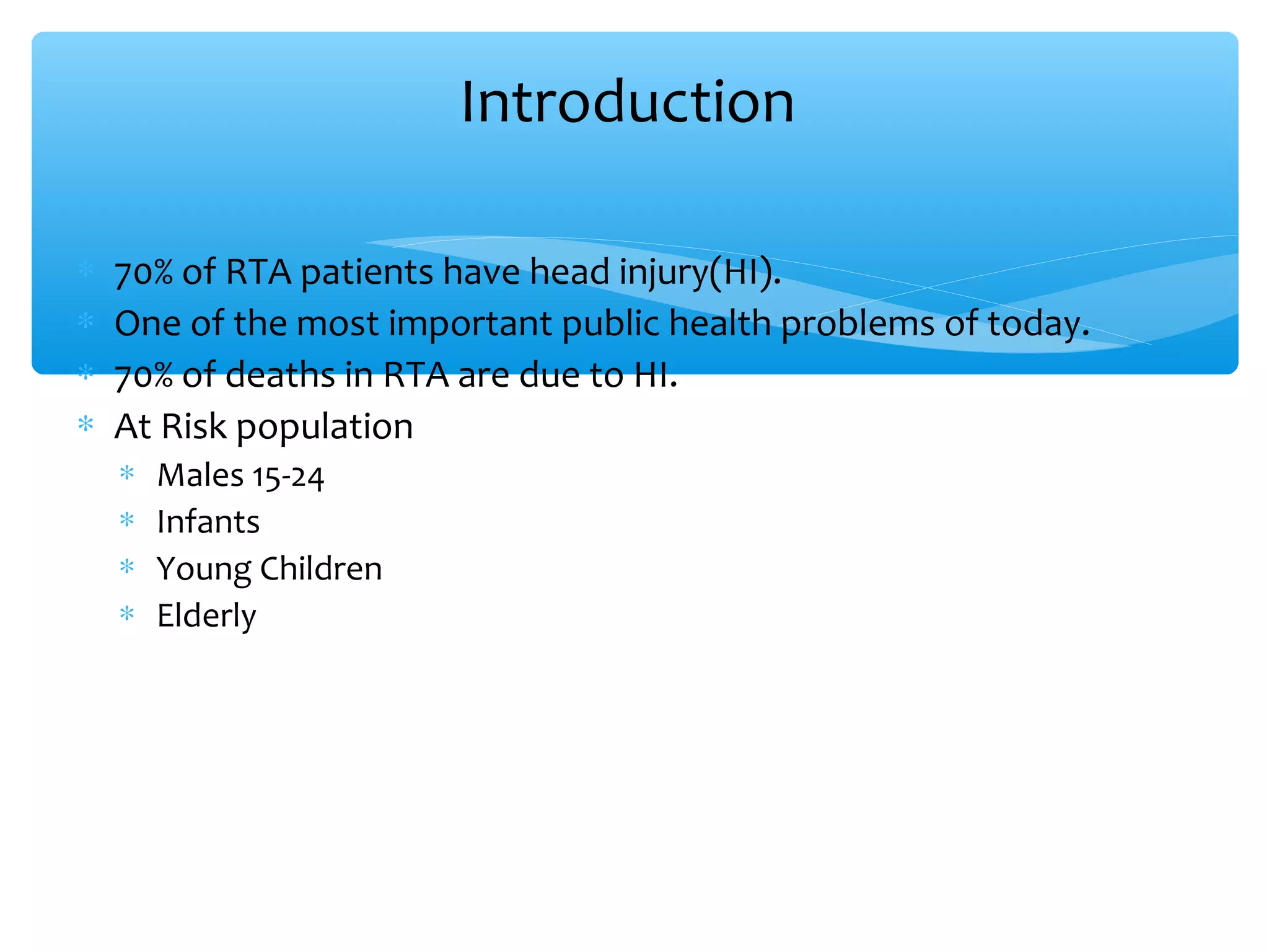Traumatic Brain Injury: Approach | PPT