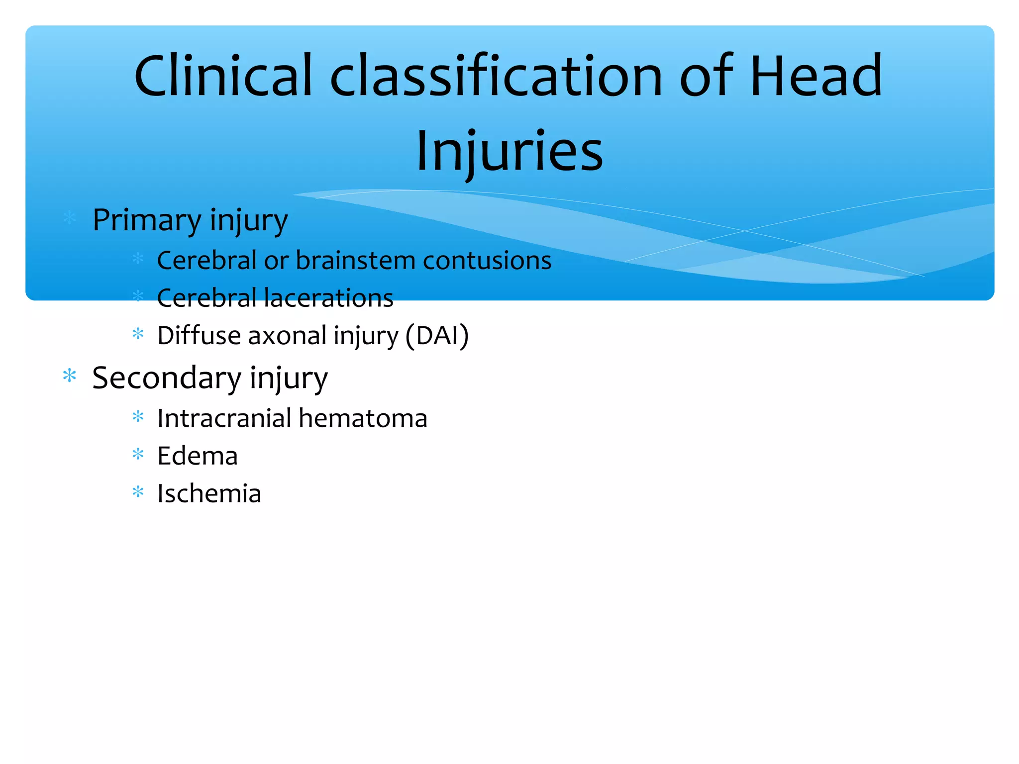 Traumatic Brain Injury: Approach | PPT