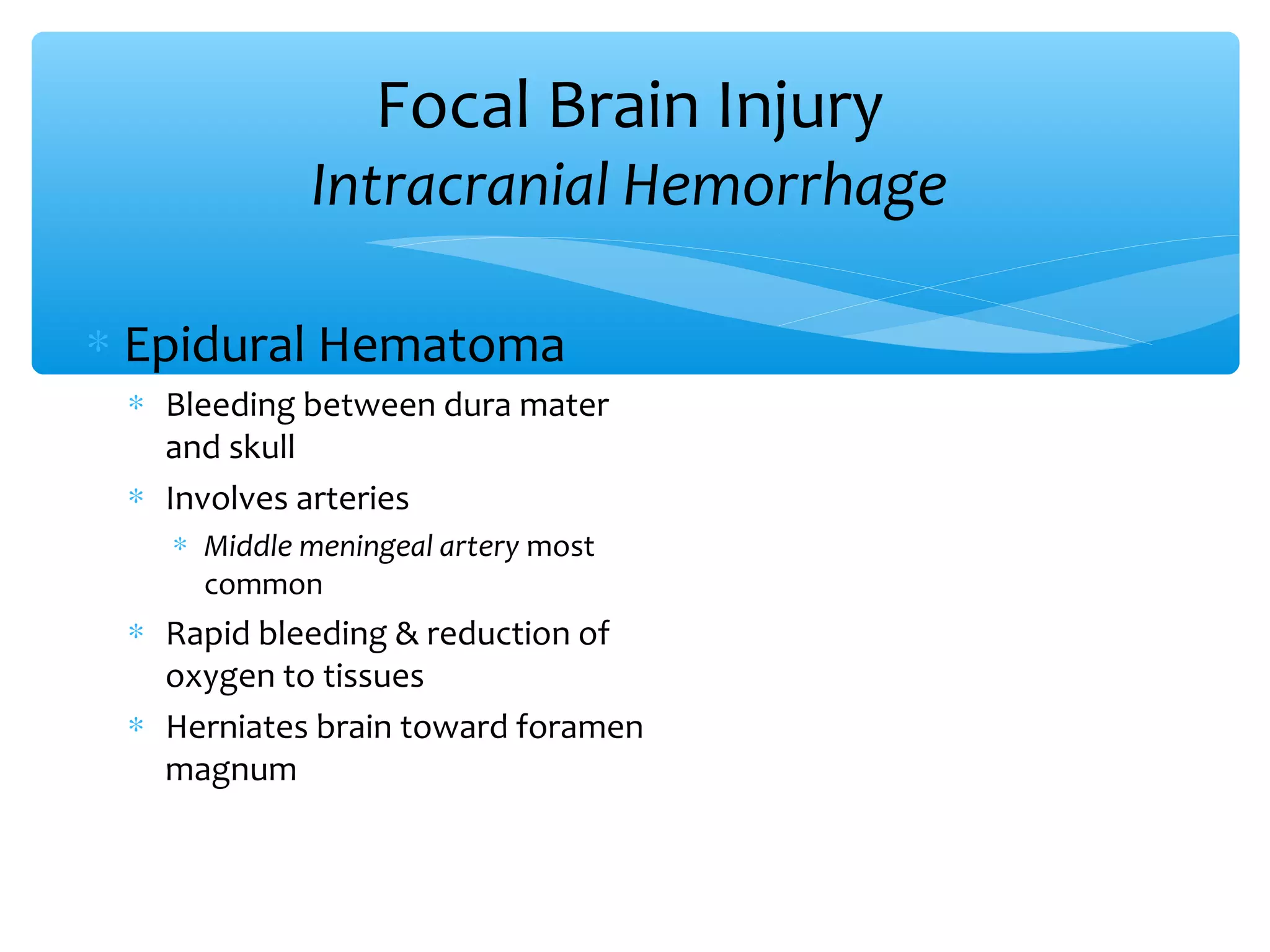 Traumatic Brain Injury: Approach | PPT