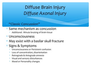 Traumatic Brain Injury: Approach | PPT
