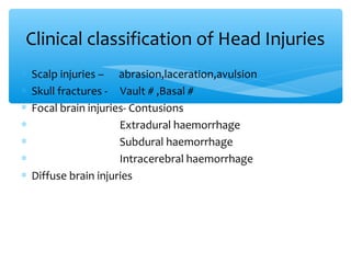 Traumatic Brain Injury: Approach | PPT