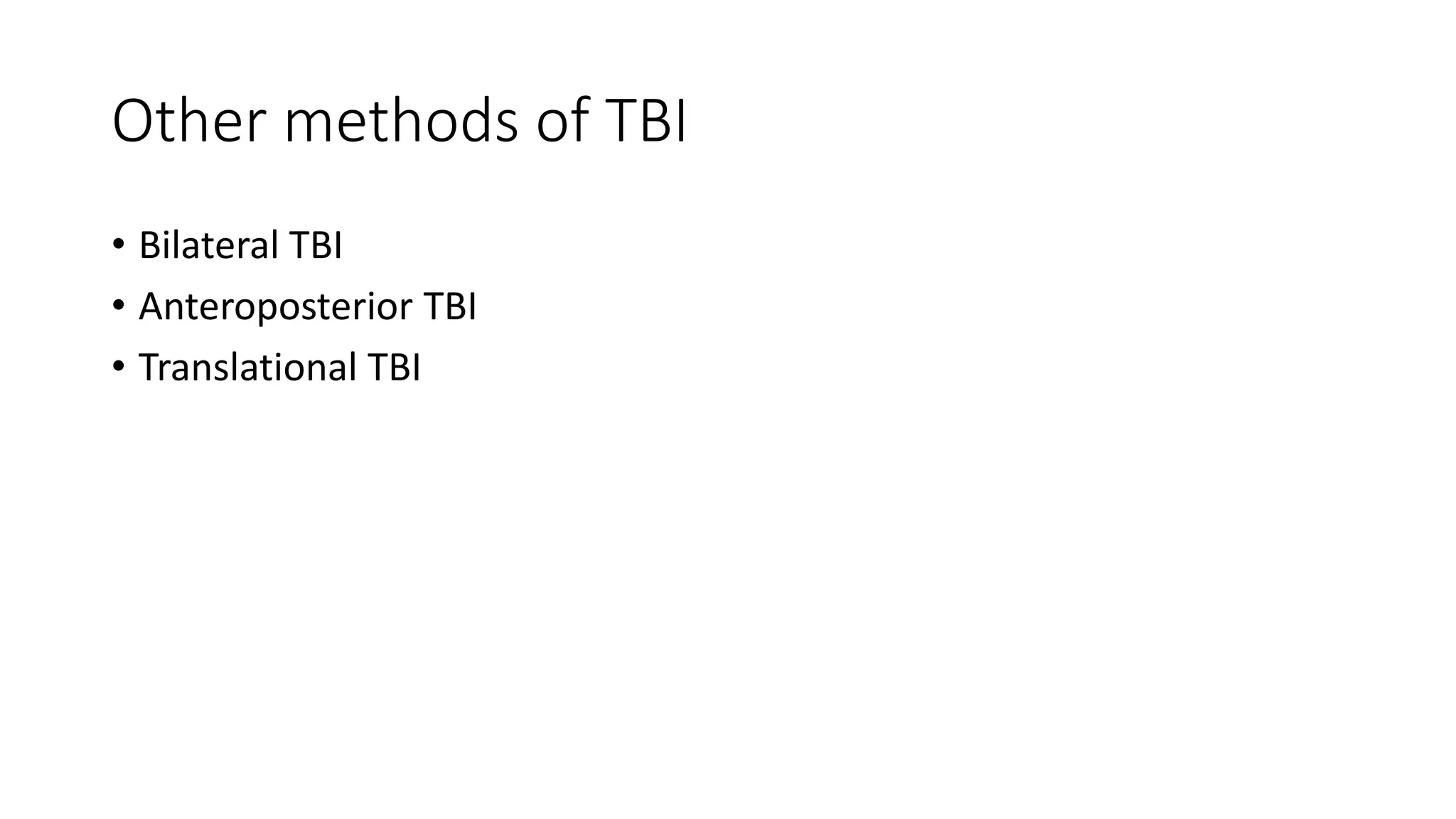 Total Body Irradiation (TBI) Planning | PPTX