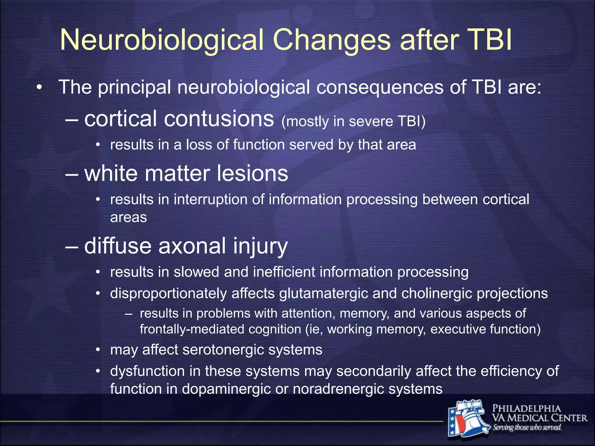 Tbi powerpoint for class 2 | PPTX | Injuries | Diseases and Conditions