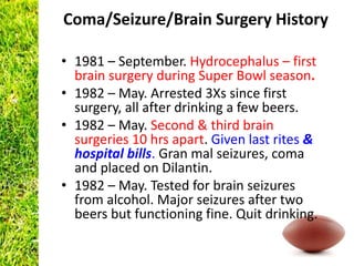 George Visger's Personal Story on Traumatic Brain Injuries in Football ...