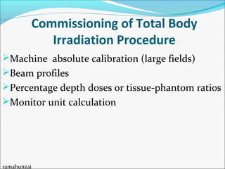 Total body irradiation | PPT