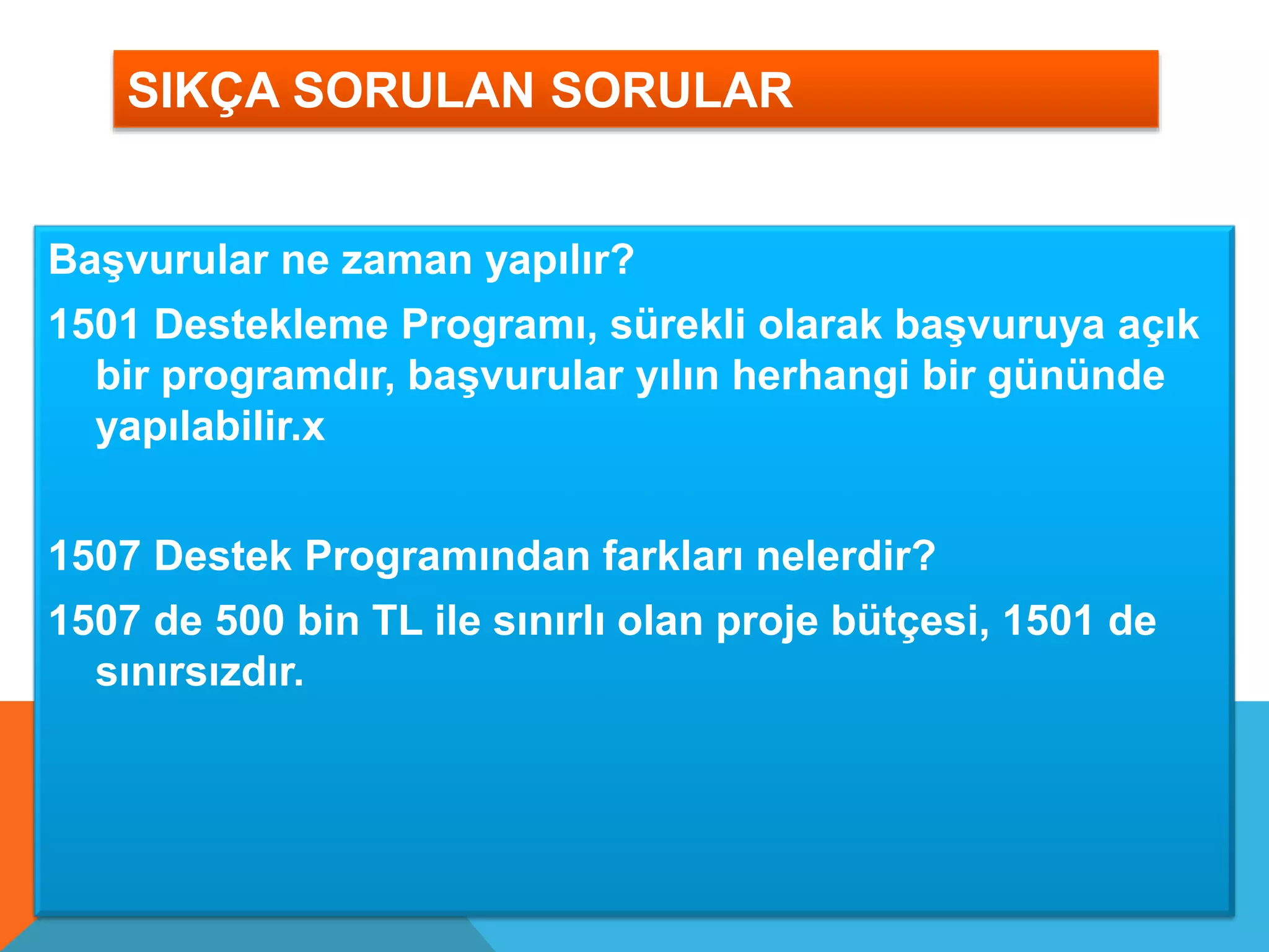 Tübi̇tak 1501 süreci̇ tanıtım sunumu (2.dokuman) | PPTX