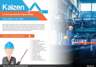 LEAN MANUFACTURING AND KAIZEN | PDF