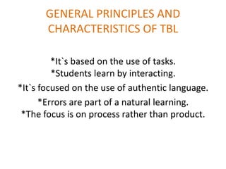TBL (Task based learning) | PPTX