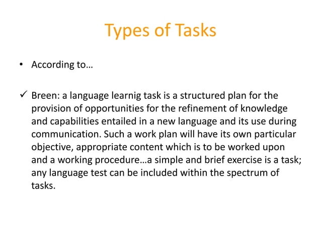 TBL (Task based learning) | PPT