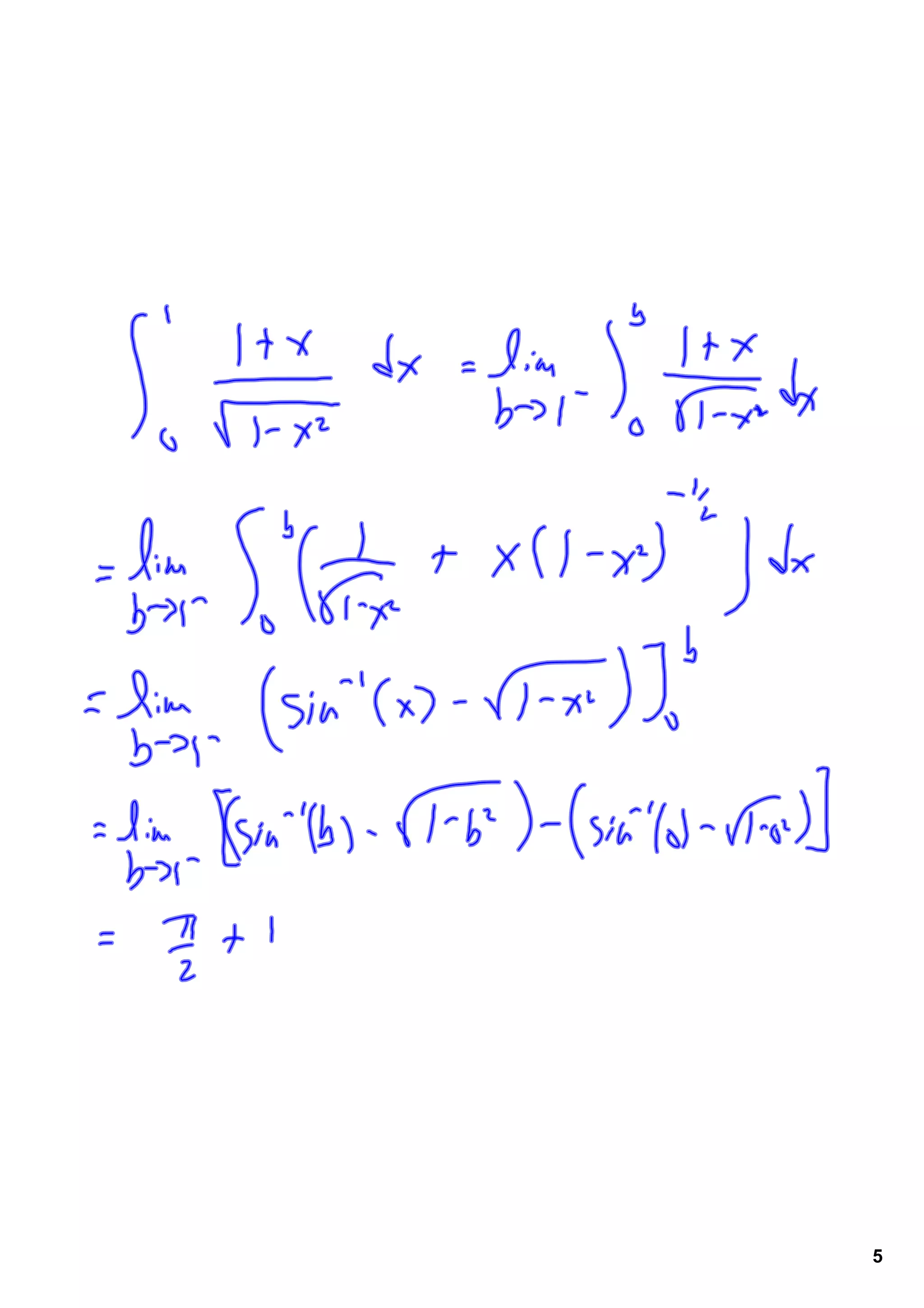 AP Calculus BC: 10-01 Improper Integrals | PDF