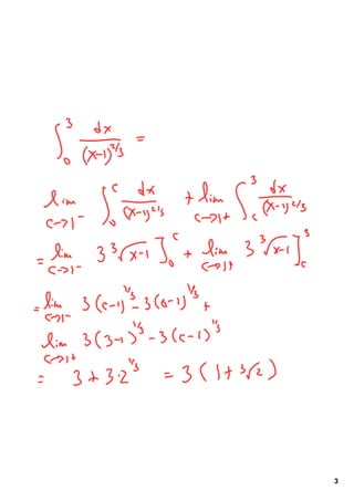 AP Calculus BC: 10-01 Improper Integrals | PDF