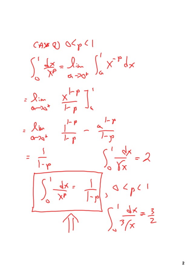 AP Calculus BC: 10-02 p-Integrals! | PDF | Education