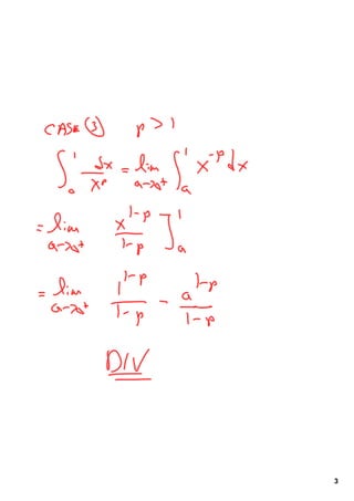 AP Calculus BC: 10-02 p-Integrals! | PDF