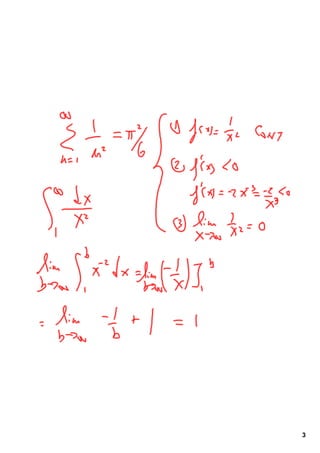 BC Calculus 10-4 Integral Test and p-series | PDF