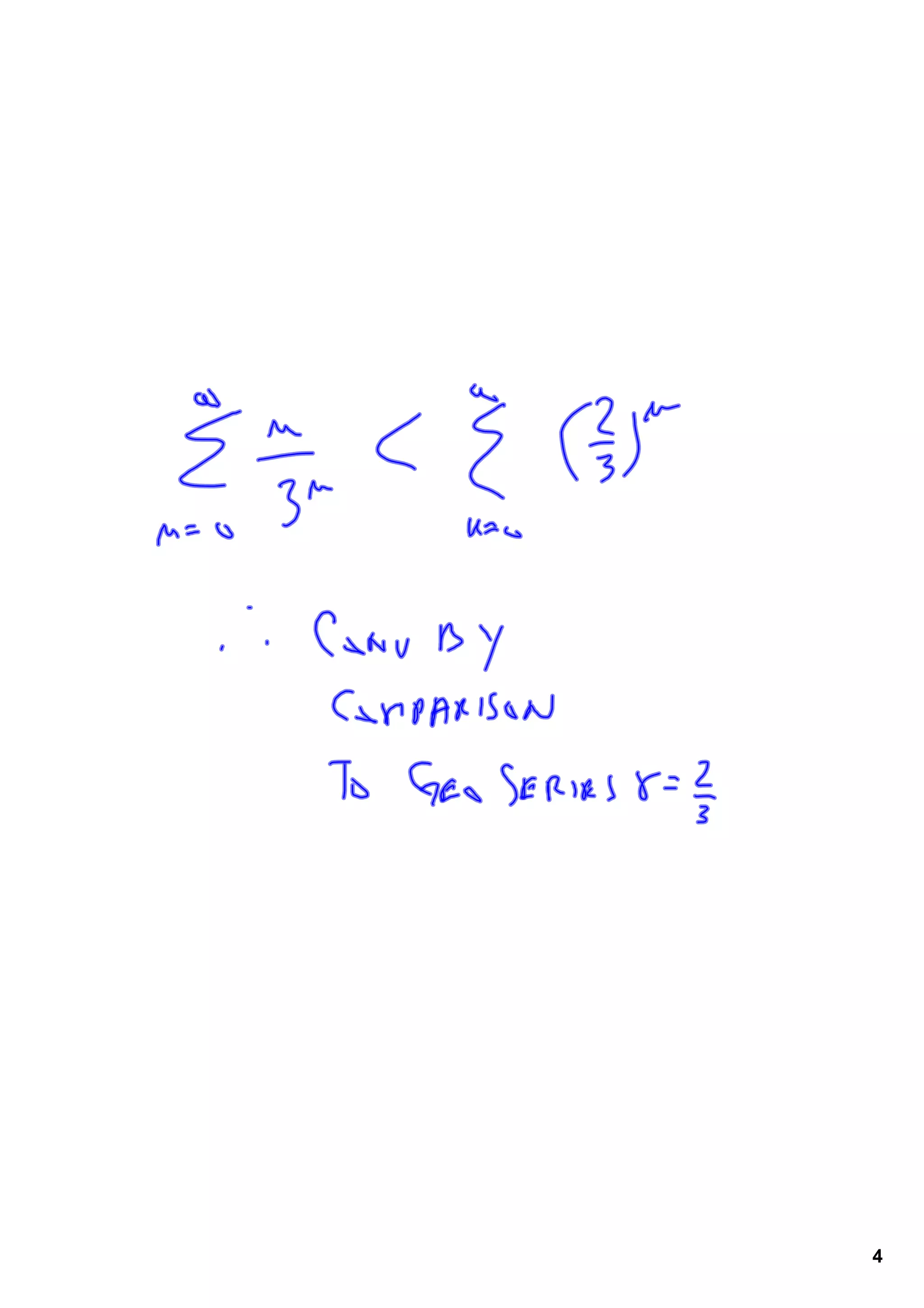 AP Calculus BC: 10-05: Comparison Test for Convergence of Series with ...
