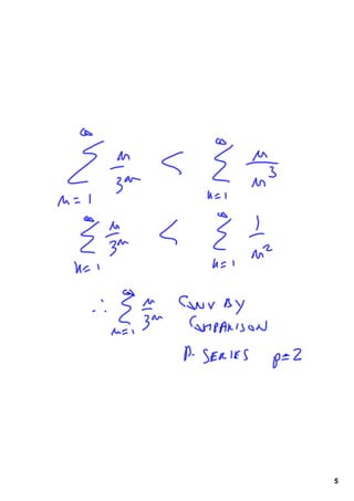 AP Calculus BC: 10-05: Comparison Test for Convergence of Series with ...