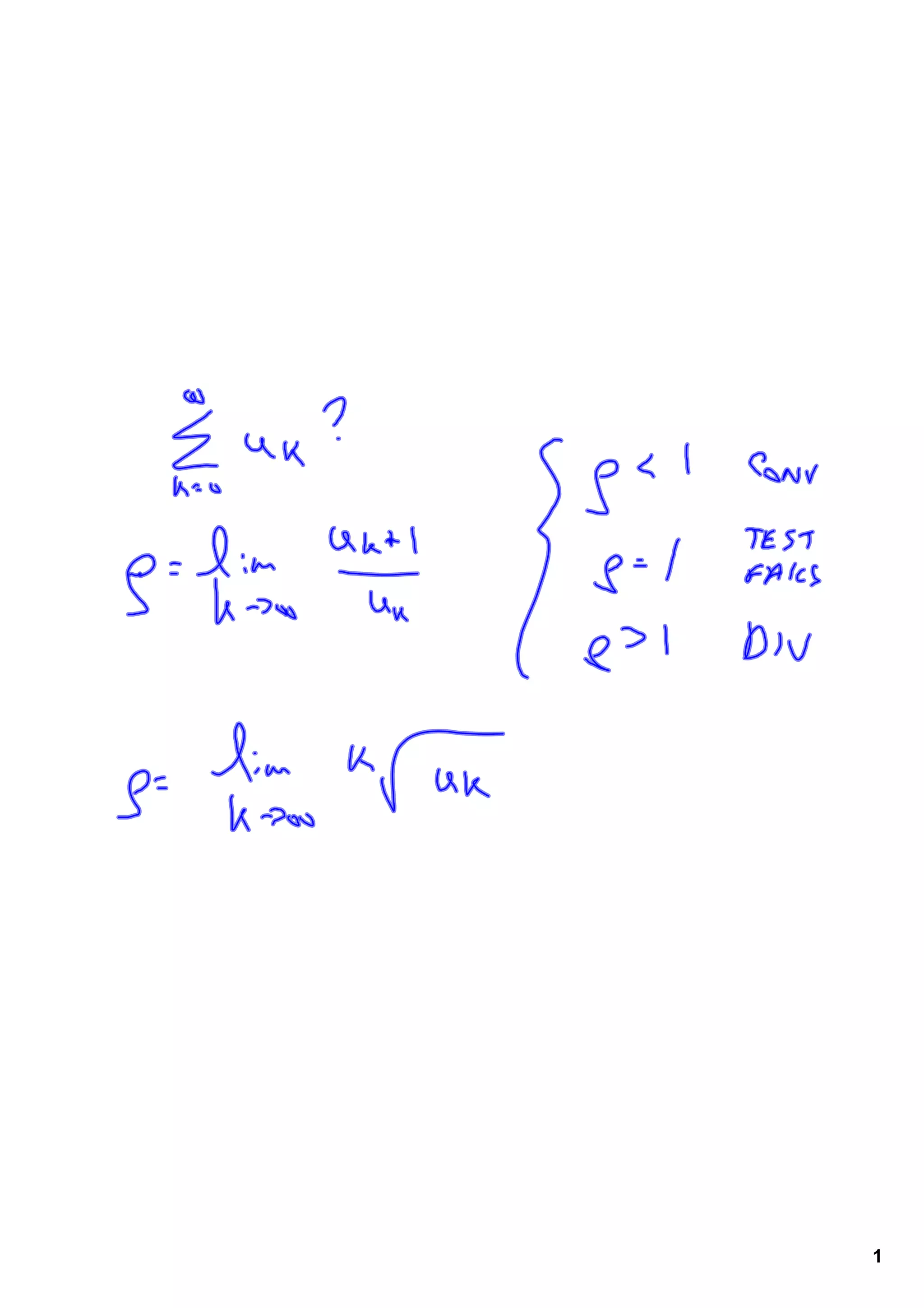 AP Calculus BC: 10-06 Ratio and Root Test for Convergence of Series ...