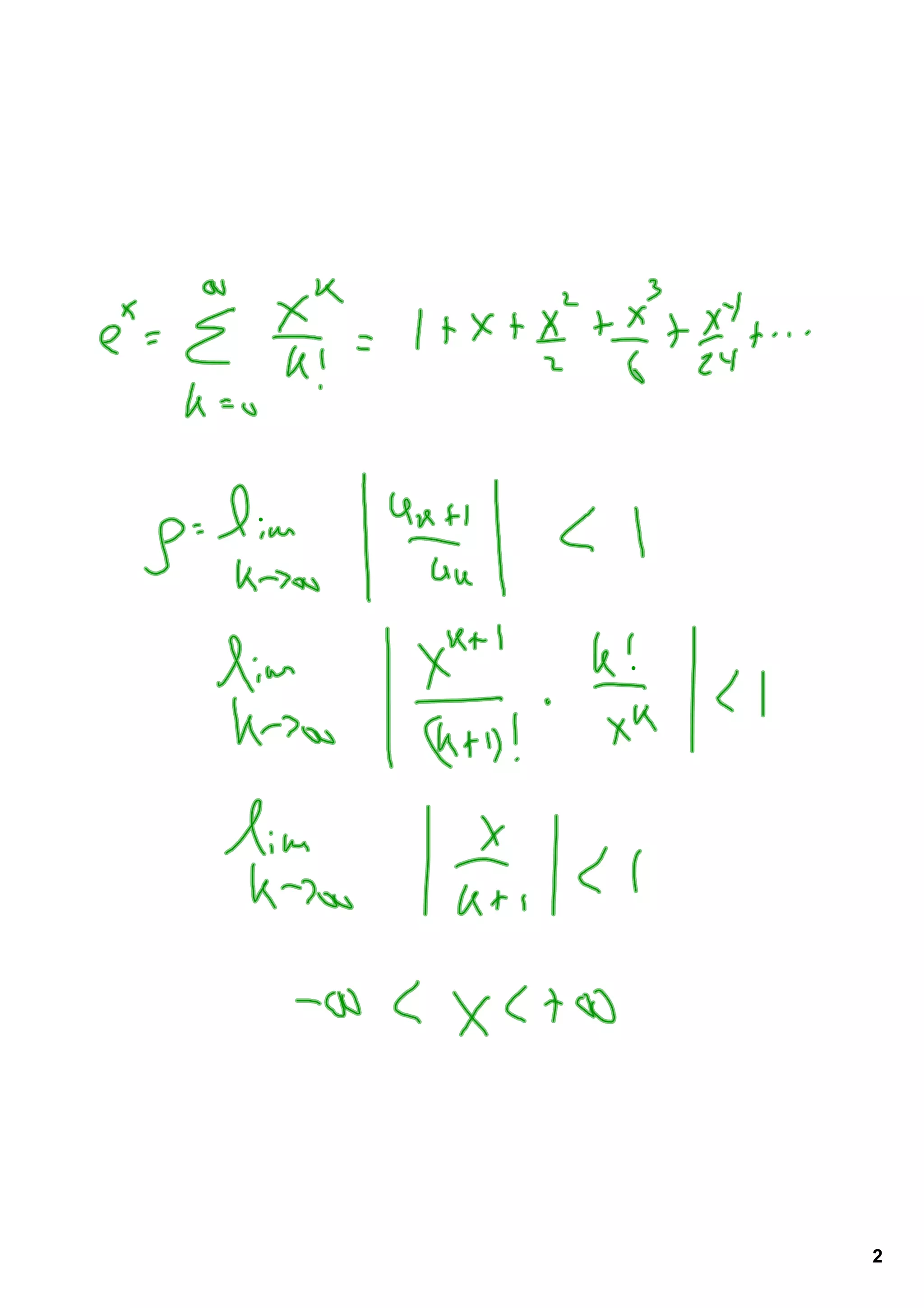 AP Calculus BC: 11-01 Intro to MacLaurin Power Series | PDF