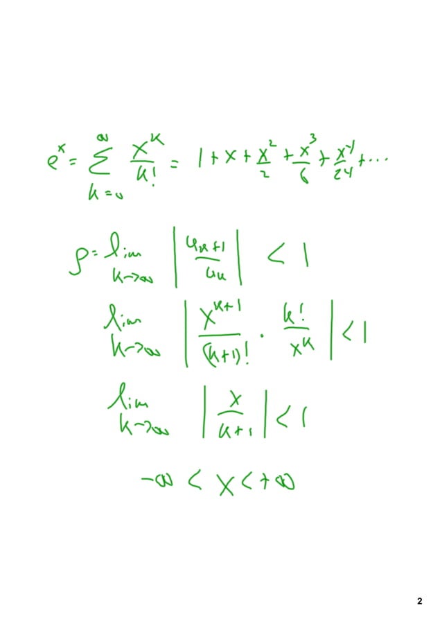 AP Calculus BC: 11-01 Intro to MacLaurin Power Series | PDF