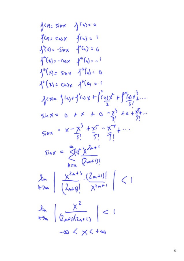 AP Calculus BC: 11-01 Intro to MacLaurin Power Series | PDF