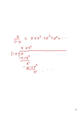 AP Calculus BC: 11-02 Generating Power Series! | PDF | Education