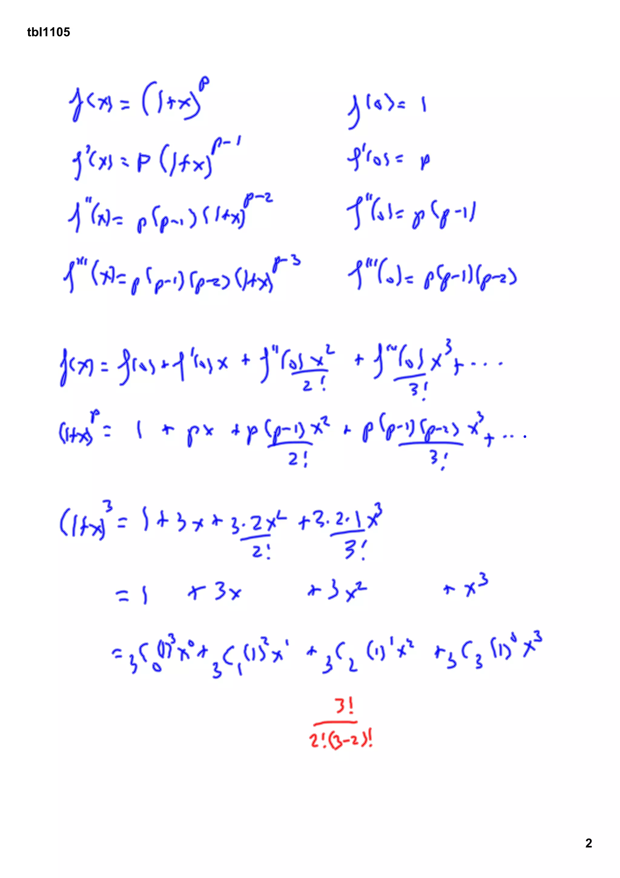 AP Calculus BC: 11-05 Binomial Power Series | PDF