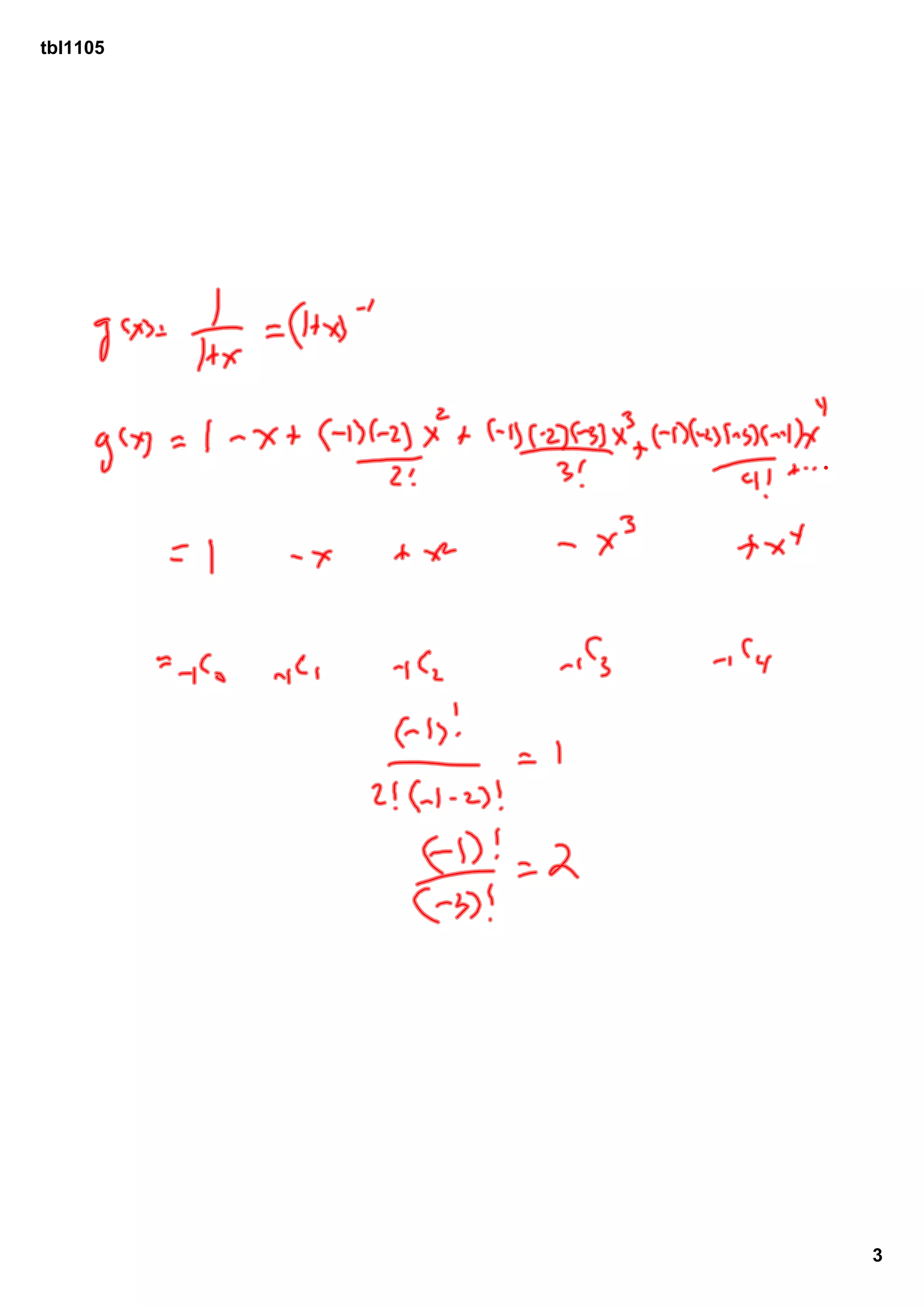 AP Calculus BC: 11-05 Binomial Power Series | PDF