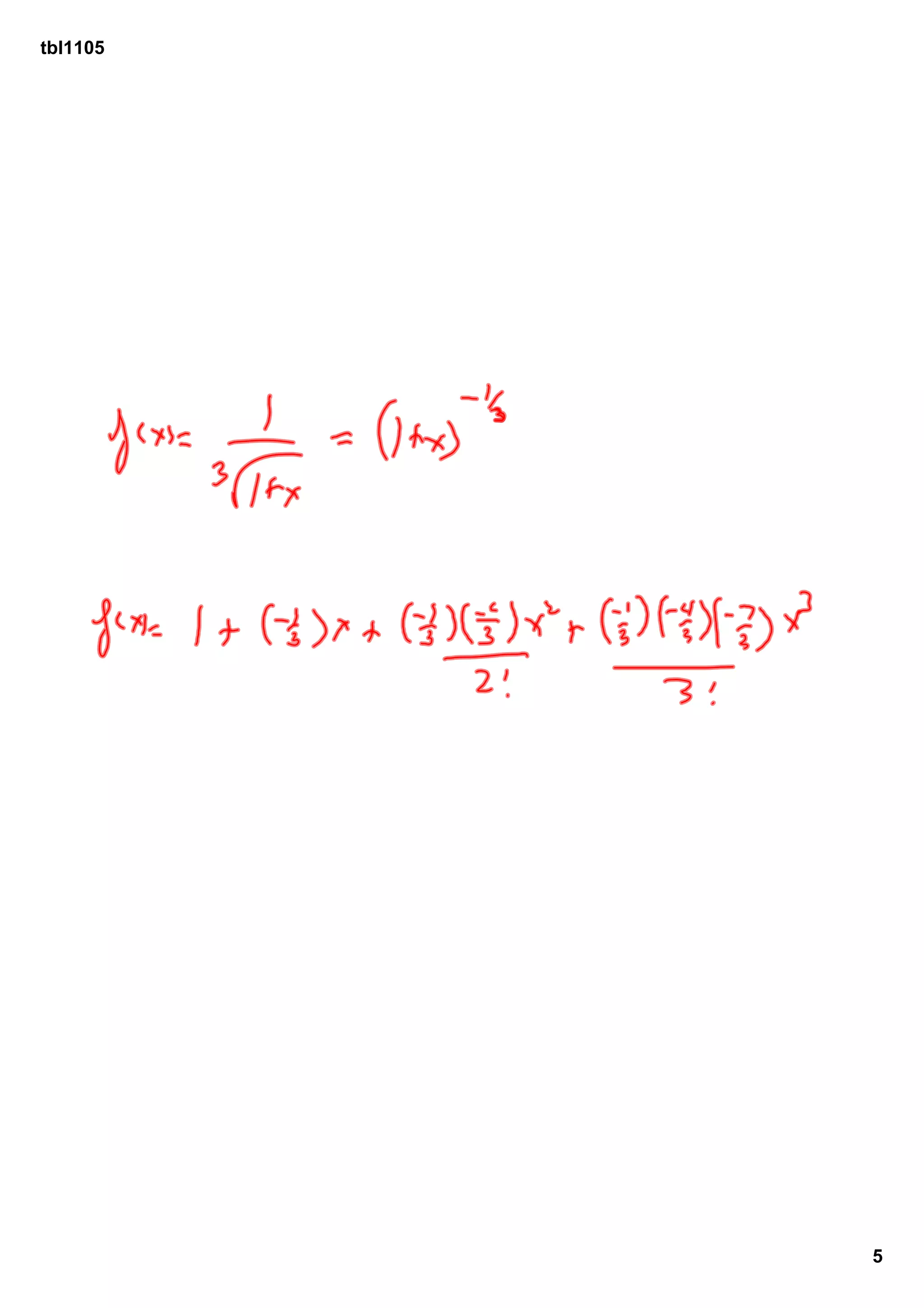 AP Calculus BC: 11-05 Binomial Power Series | PDF