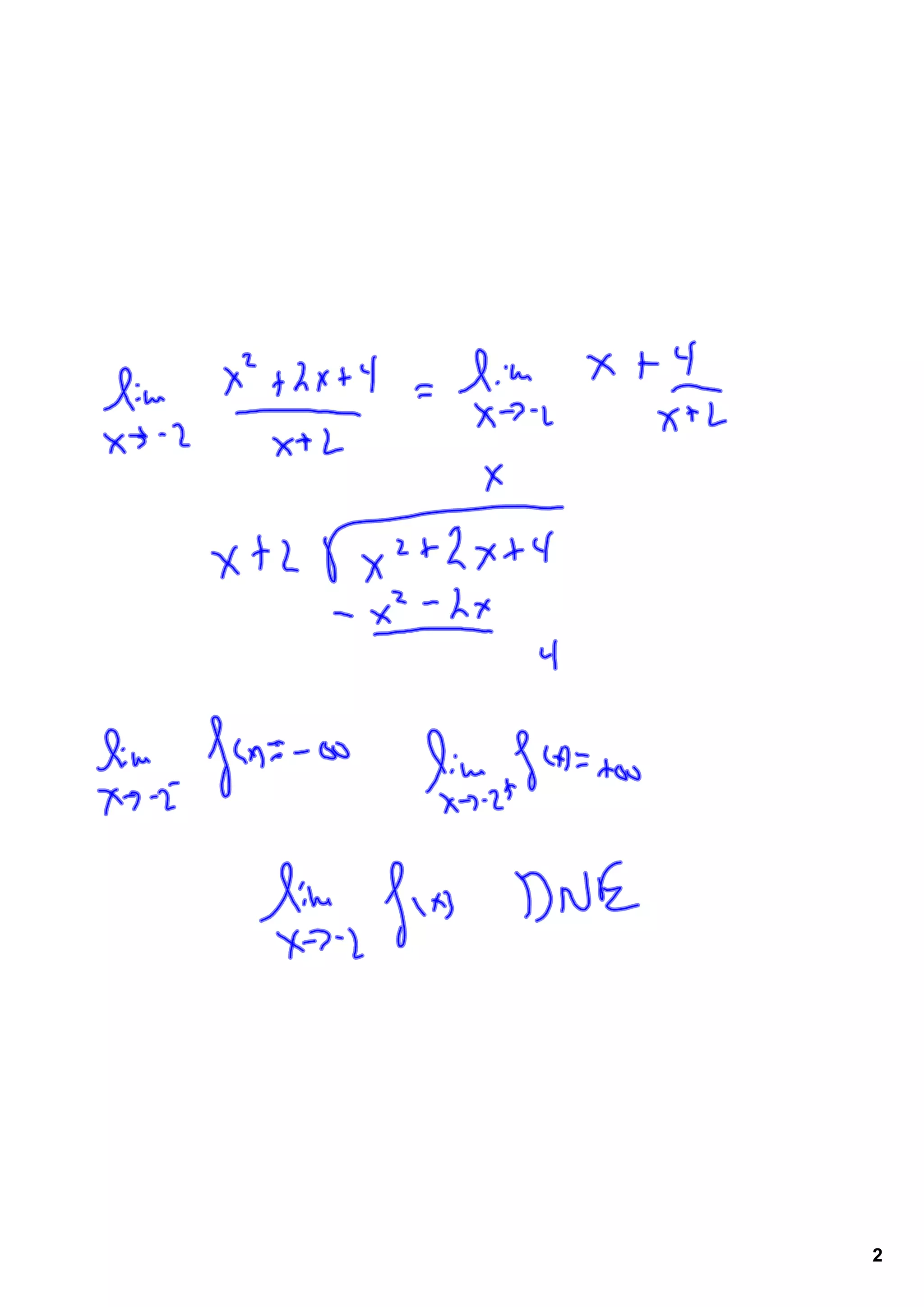 preCalculus Unit 02-01 Limits | PDF
