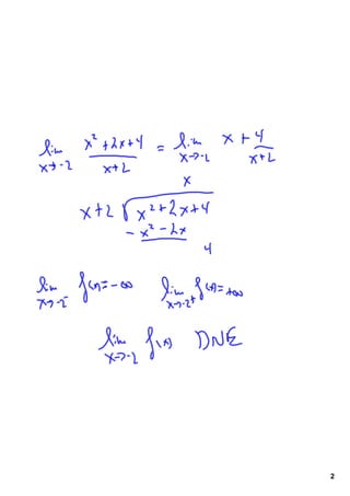 preCalculus Unit 02-01 Limits | PDF