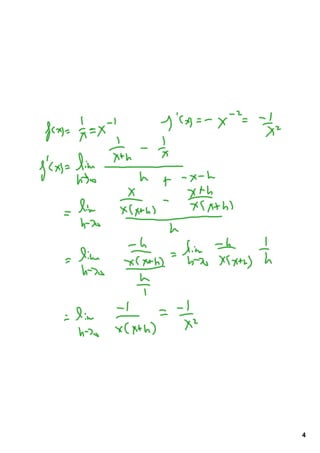 Calculus 204 Definition of the Derivative II | PDF | Physics | Science