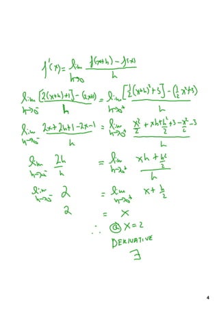 Calculus 206 Jumps, Corners and Cusps, Oh My! | PDF