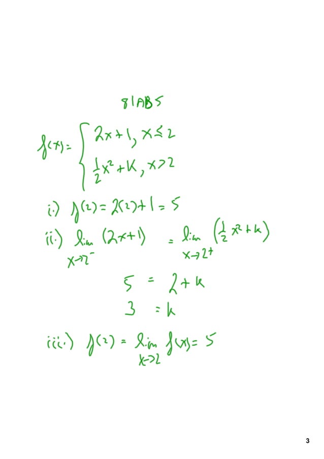 Calculus 206 Jumps, Corners and Cusps, Oh My! | PDF