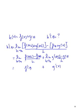 Calculus 301 Product and Quotient Rules for Differentiation! | PDF