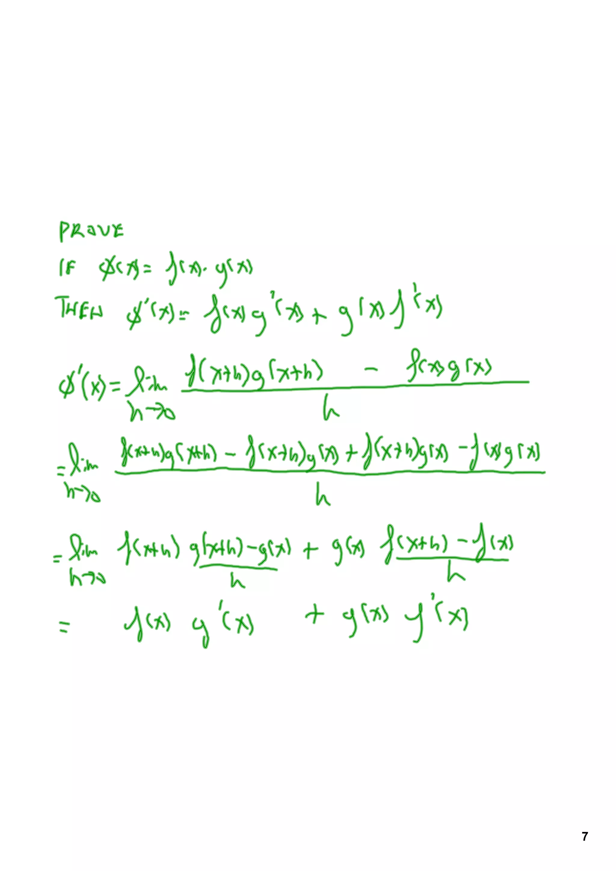 Precalculus Intro To Calculus 3 1 Product Rule Pdf