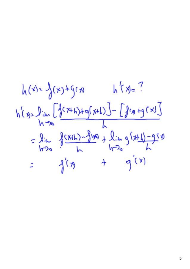 preCalculus: Intro to Calculus 3-1 Product Rule | PDF
